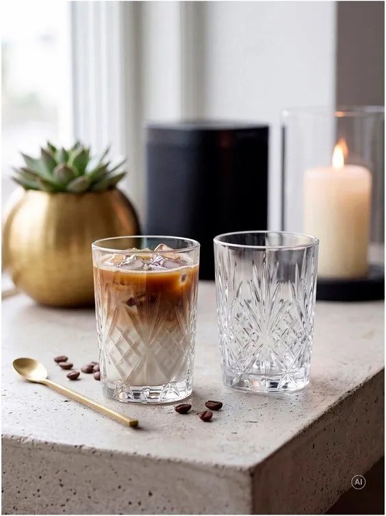 Křišťálové sklenice v sadě 6 ks 250 ml Melodia – Lyngby Glas