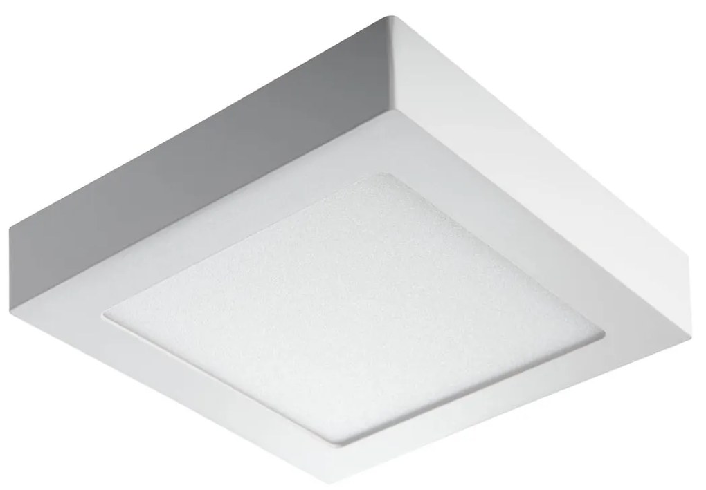 Přisazené stropní LED osvětlení VALINA, 12W, denní bílá, 17x17cm, hranaté, bílé K.l.x. VALINA