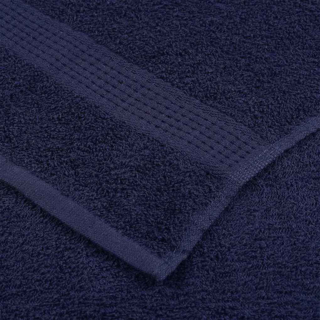 Saunové osušky FROGN 2 ks tmavě modré 80x200 cm 360 g/m² 136791