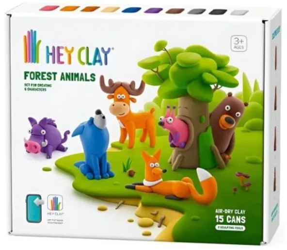 Hey Clay Modelína Hey Clay Forest Animals