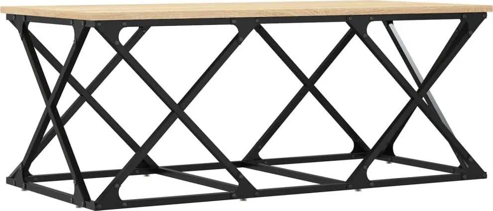 vidaXL Konferenční stolek 100 x 49 x 40 cm kompozitní dřevo [835360] Barva: šedá sonoma