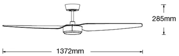 Lucci air 21615349 - Stropní ventilátor CONDOR bílá + dálkové ovládání