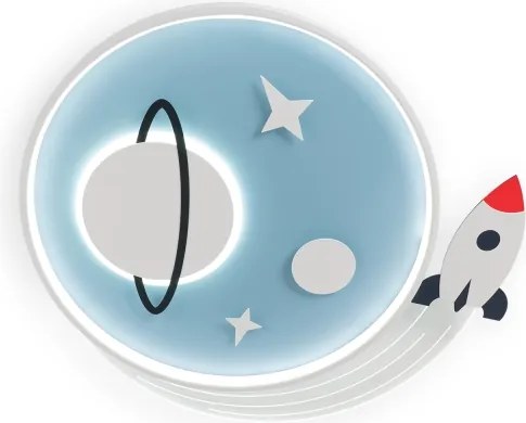 Brilagi -LED Dětské stropní svítidlo STARSHIP LED/64W/230V 3000/4500K modrá