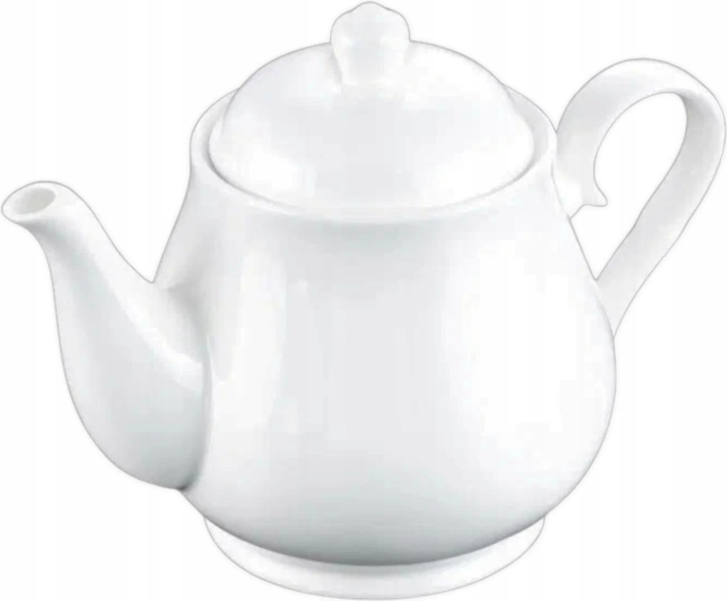 Konvička na přípravu čaje z bílého porcelánu Wilmax 850 ml