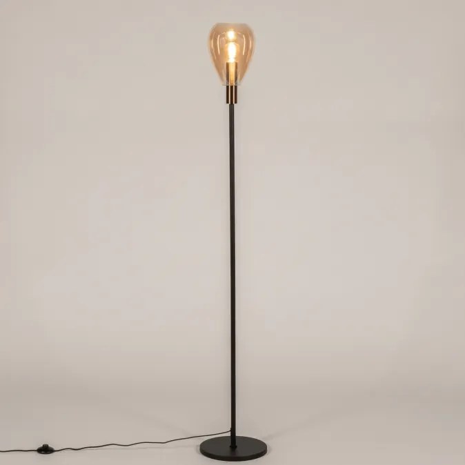 Stojací skleněná lampa Padova Champagne