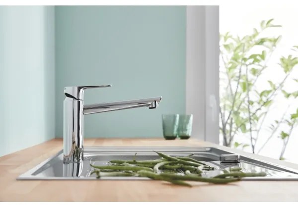 GROHE 31693000 - Dřezová baterie BAUEDGE 193 mm lesklý chrom