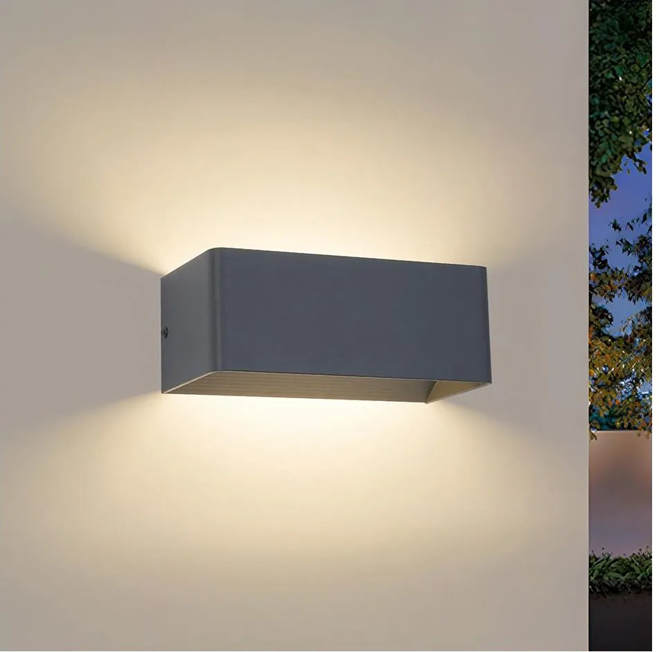 Brilagi - LED Venkovní nástěnné svítidlo DONNANI LED/7W/230V 20 cm antracit IP44