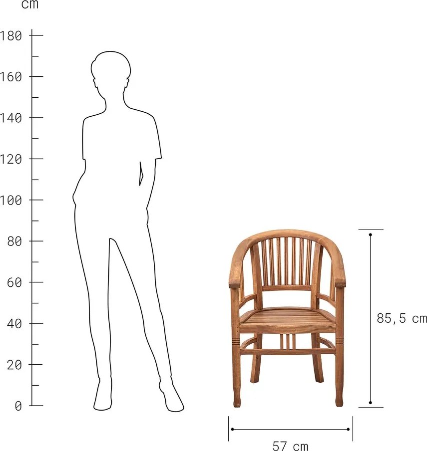 Butlers ACACIA SPRINGS Židle