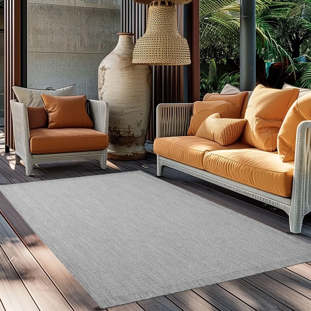 Šedý vnitřní a venkovní koberec 240x340 cm Giza 1410 – Ayyildiz Carpets