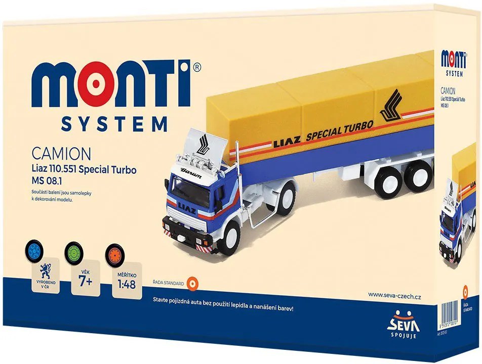 Plastikový model monti system ms 08.1 – camion