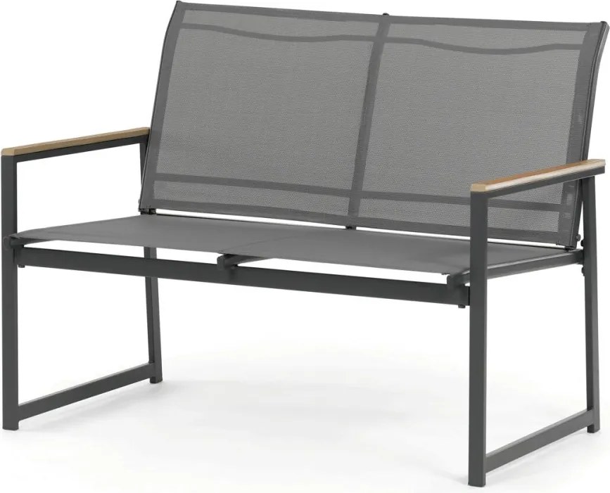 Zahradní sestava AZS-S1212 GREY, síťovina, šedá (108 x 68) cm