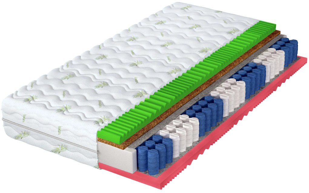 Wilsondo Taštičková pružinová matrace HERA s kokosem 90x200