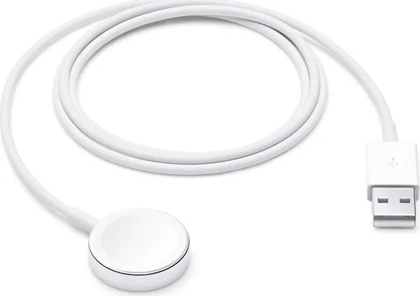 Apple Watch USB-A magnetický napájecí kabel 1m bílý