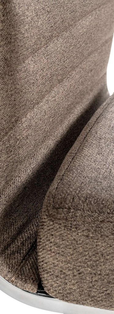 Kancelářská židle Amadora látka – taupe