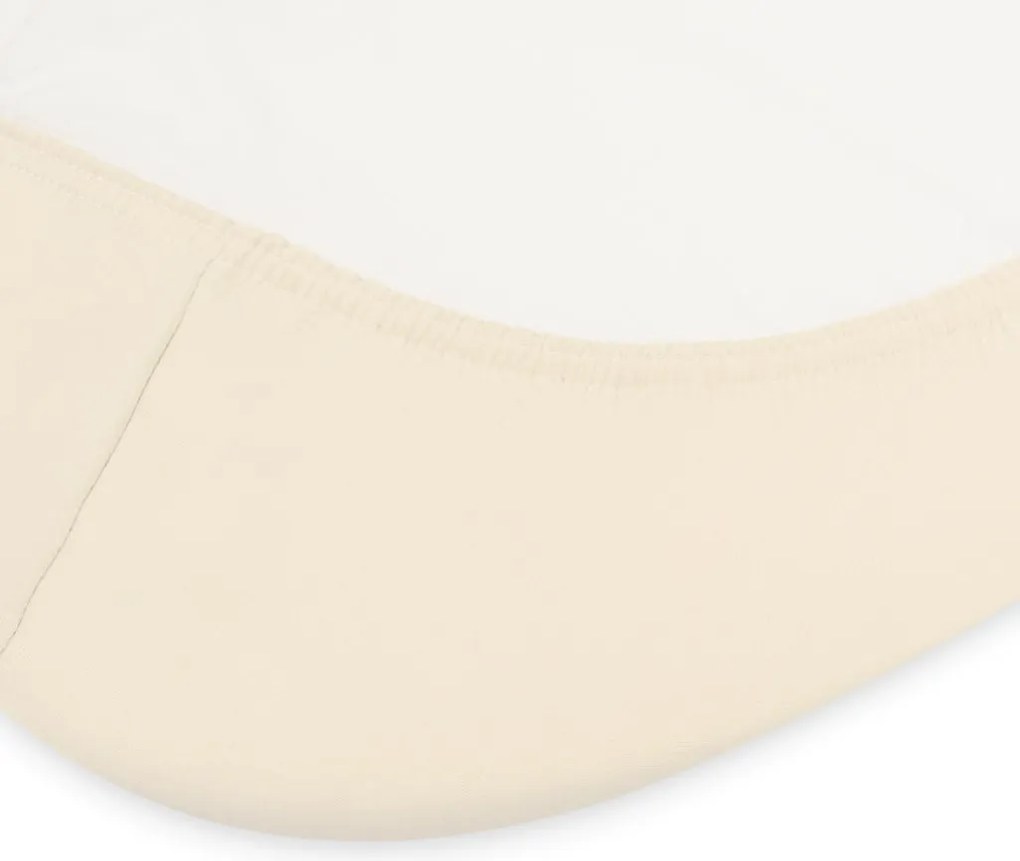 Prostěradlo Jersey do kočárku New Baby smetanové 35x75 cm