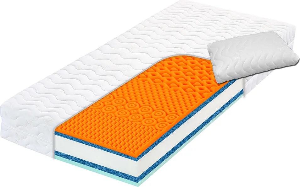 Tropico Matrace Heureka plus Visco 24 cm s dárkem visco polštář Lenošek Výška: 24 cm, Rozměr: 120x200 cm