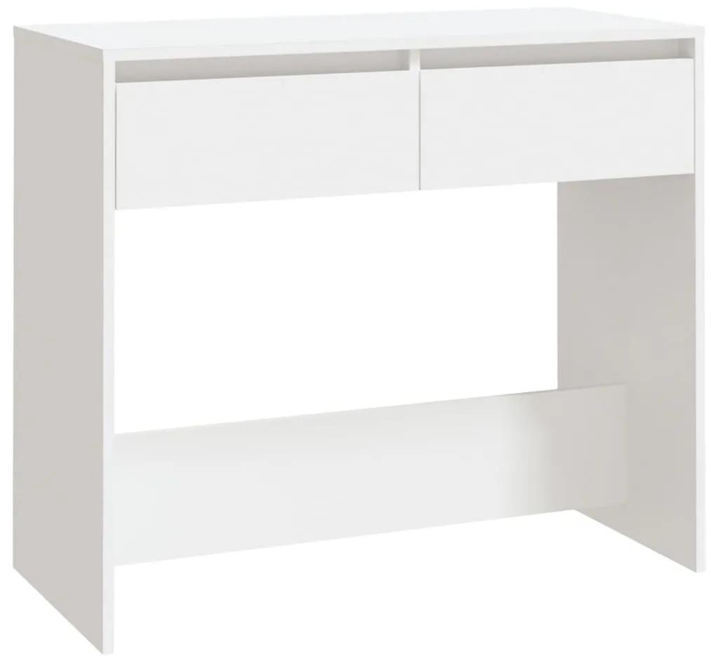 vidaXL Konzolový stolek bílý 89 x 41 x 76,5 cm ocel
