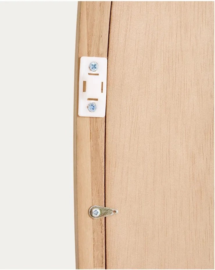 Nástěnné zrcadlo s dřevěným rámem 61x158 cm Alura – Kave Home