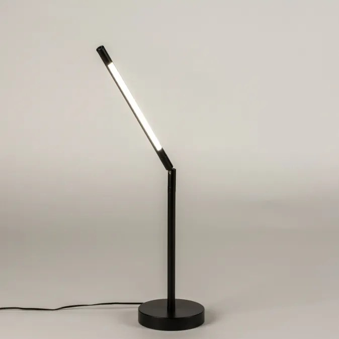 Stolní minimalistická LED lampa Cascade Black