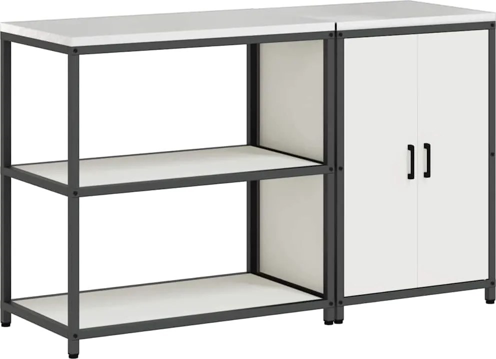 Kuchyňská skladovací sada HATTEM 2 ks Bílá 3392660