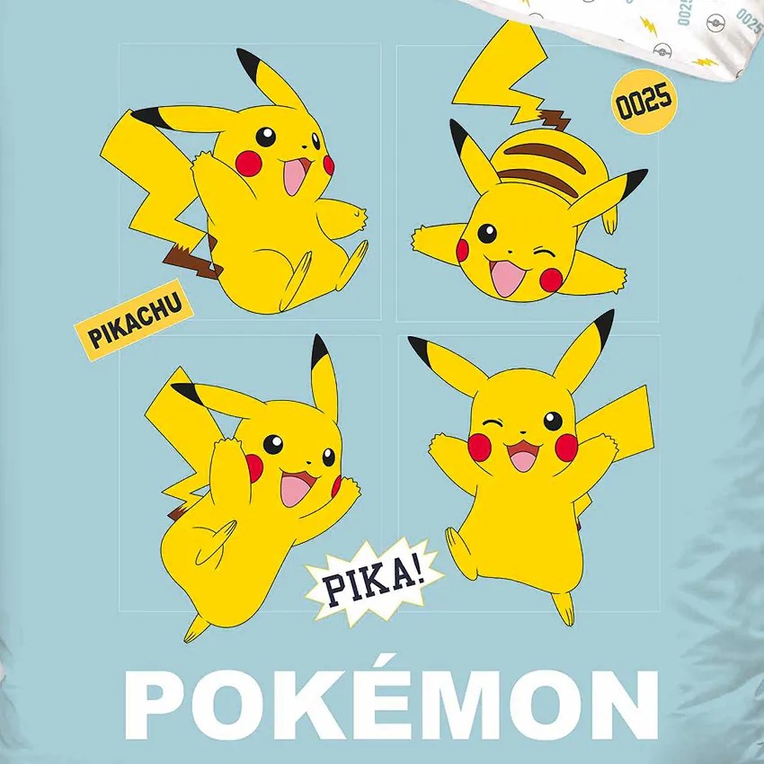 Dětské povlečení Pokémon Pika Pika Pikachu
