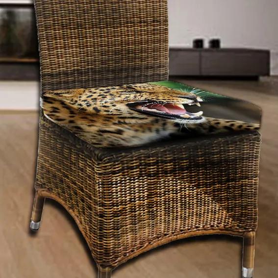 IMPAR Podsedák na židli Zuřivý gepard 40x40x2 cm