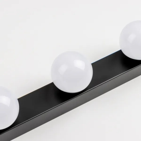 Brilagi - LED Koupelnové osvětlení zrcadla HOLLYWOOD 3xLED/3W/230V IP44 černá