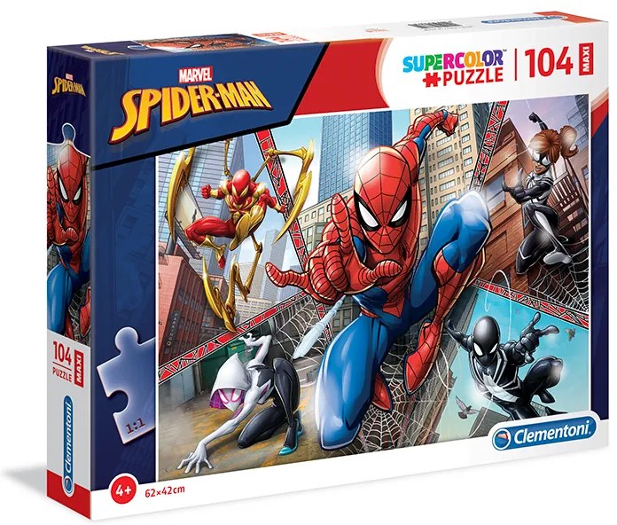 Clementoni - Puzzle Maxi 104 Spider-Man