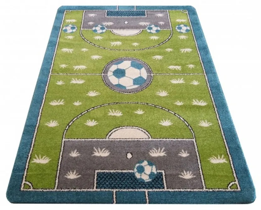 Dětský koberec Fotbalové hřiště zelený 2, Velikosti 160x220cm