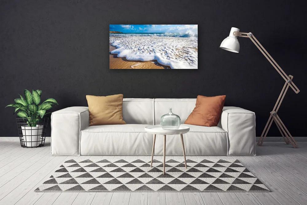 Obraz na plátně Pláž Moře Pisek Příroda 140x70 cm