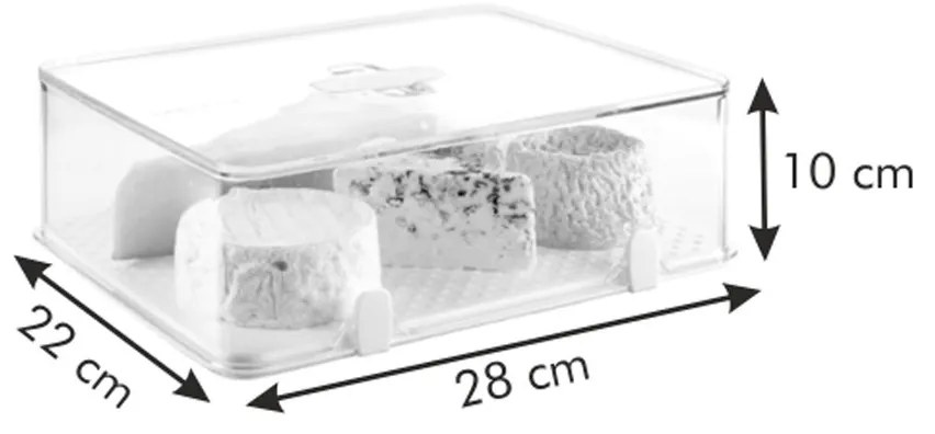 TESCOMA Zdravá dóza do ledničky PURITY 28 x 22 cm, vysoká