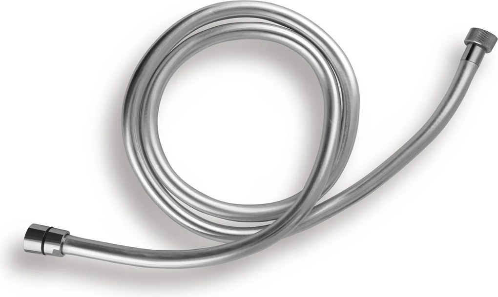 Novaservis - Sprchová hadice plastová, 175 cm, stříbrná, SILVER/175,0