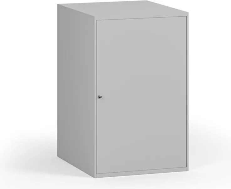 Zásuvková dílenská skříňka na nářadí k pracovnímu stolu, 810 x 592 x 510 mm, šedá