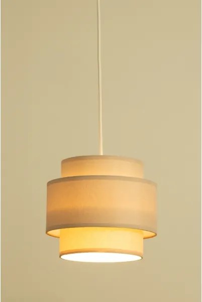 BRILAGI - Lustr na lanku RESNA 1xE27/60W/230V pr. 20 cm béžová
