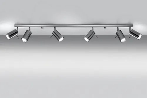 Bodové svítidlo SOLLUX Ring 6l GU10 6x40W bez zdroje SL.0732 chrom