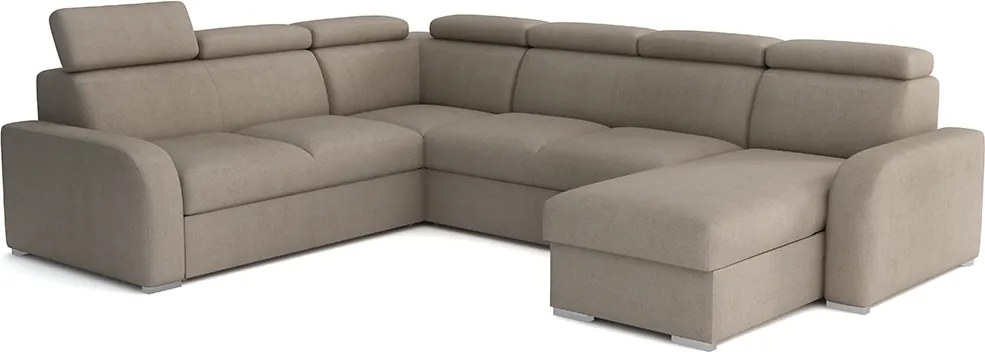 Sedací souprava OSLO U | 250x310x170 | rozkládací + 2x úložný prostor | VÝBĚR TKANIN