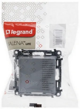 Legrand Valena LIFE vypínač č.1 hliník 752301