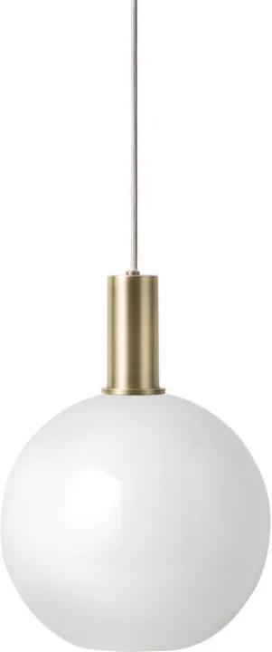 Ferm Living Lampa Collect Low, brass/opal sphere