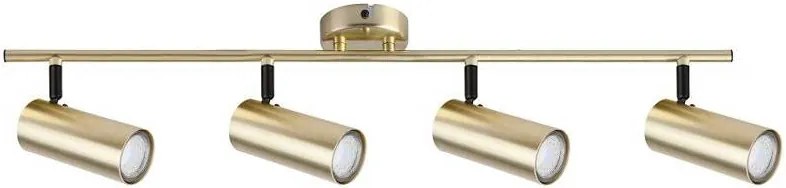 Mosazné stropní svítidlo Colly pro žárovku 4x GU10  - Candellux