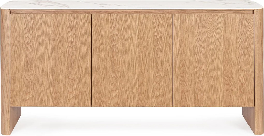 BIZZOTTO Komoda GAVRIEL hnědá 160x80 cm 8051836840829