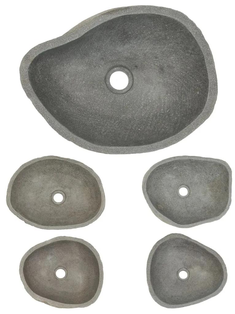 Umyvadlo říční kámen oválné 37–46 cm