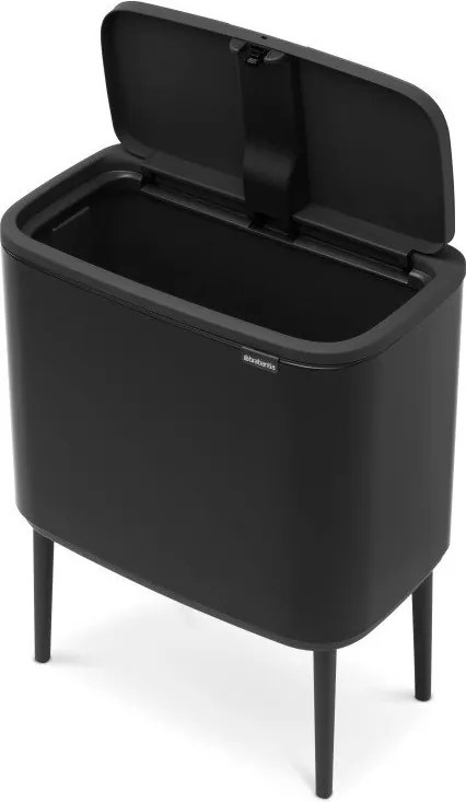 Matně černý dotykový ocelový odpadkový koš 36 l Bo Touch Bin – Brabantia