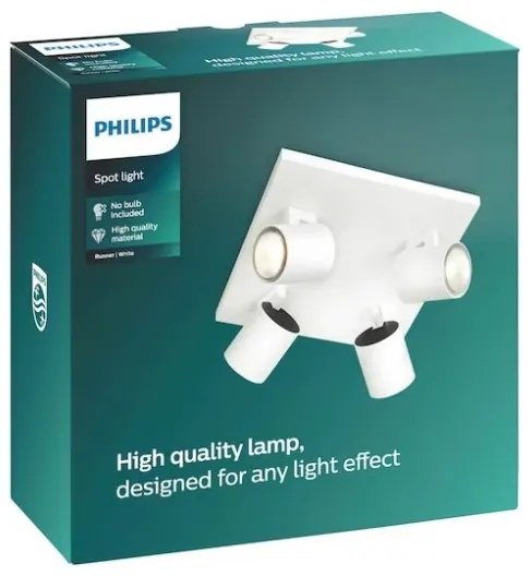 Philips 53094/31/12 - Bodové svítidlo RUNNER 4xGU10/20W/230V