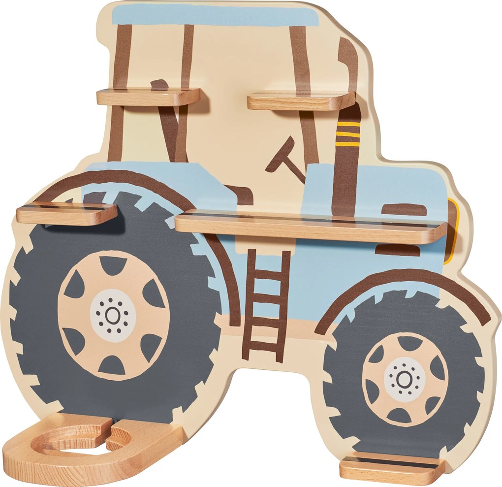 Livarno® Dětský regál na zvukový přehrávač a figurky (traktor)