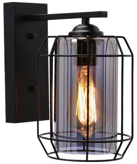Nástěnná lampa JONERA 1xE27/40W/230V černá