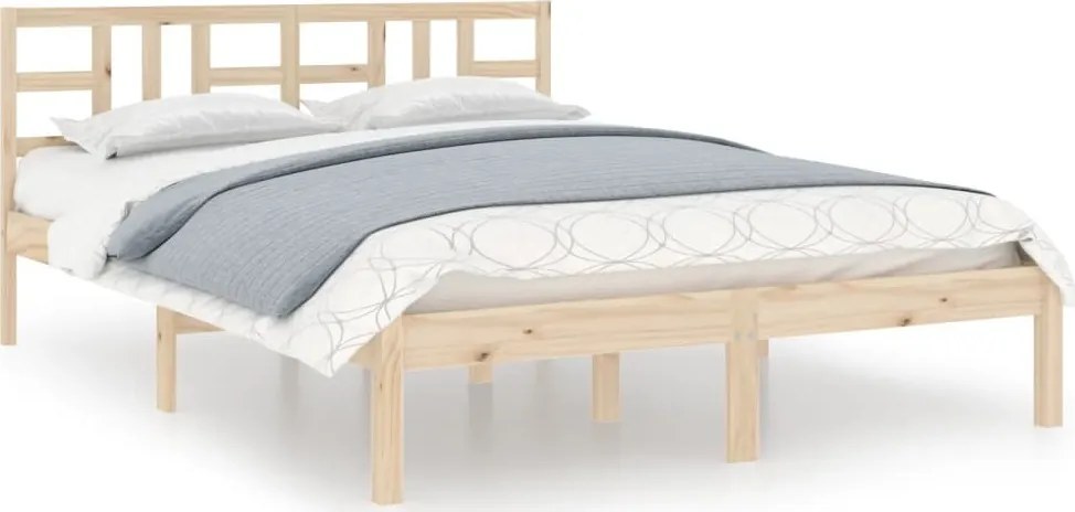 vidaXL Rám postele masivní dřevo 120 x 200 cm [3105400] Barva: medová hnědá