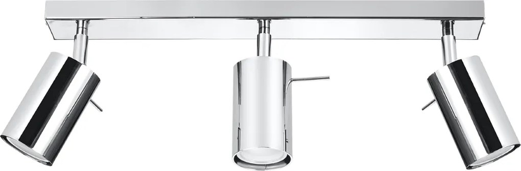 Sollux Lighting Stropní svítidlo RING 3 chrom