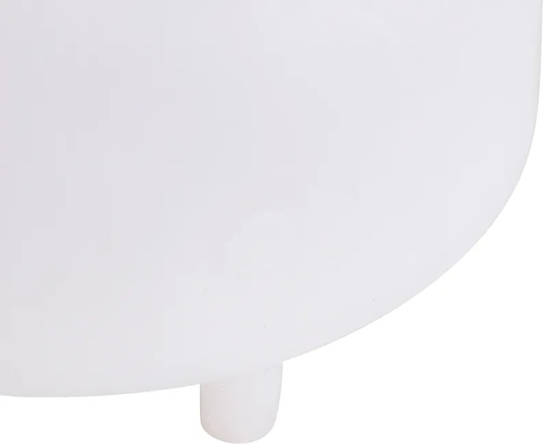 Stolní lampa bílá IP44 vč. Bluetooth reproduktoru - Storm Music