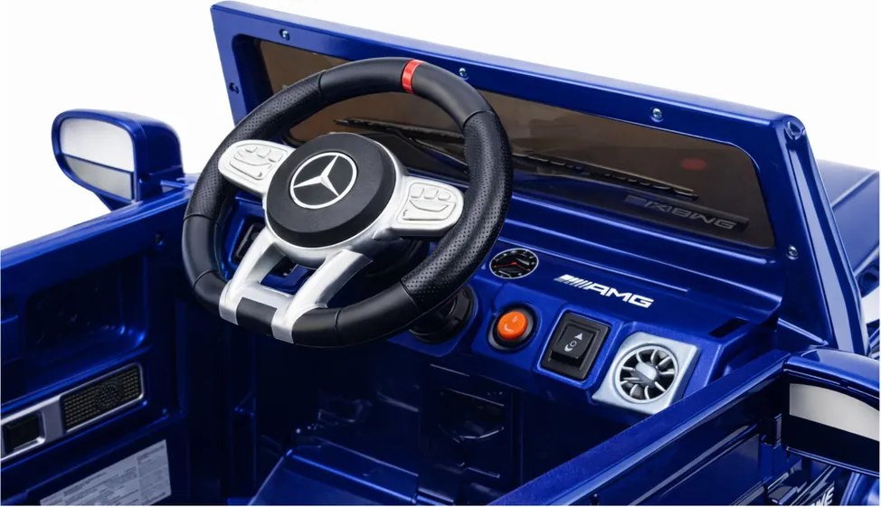 LEAN CARS Elektrické autíčko Mercedes AMG G 63 modré lakované