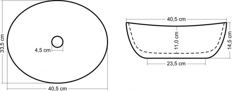 Rea Umyvadlo na desku Avila REA-U0632 - Rea